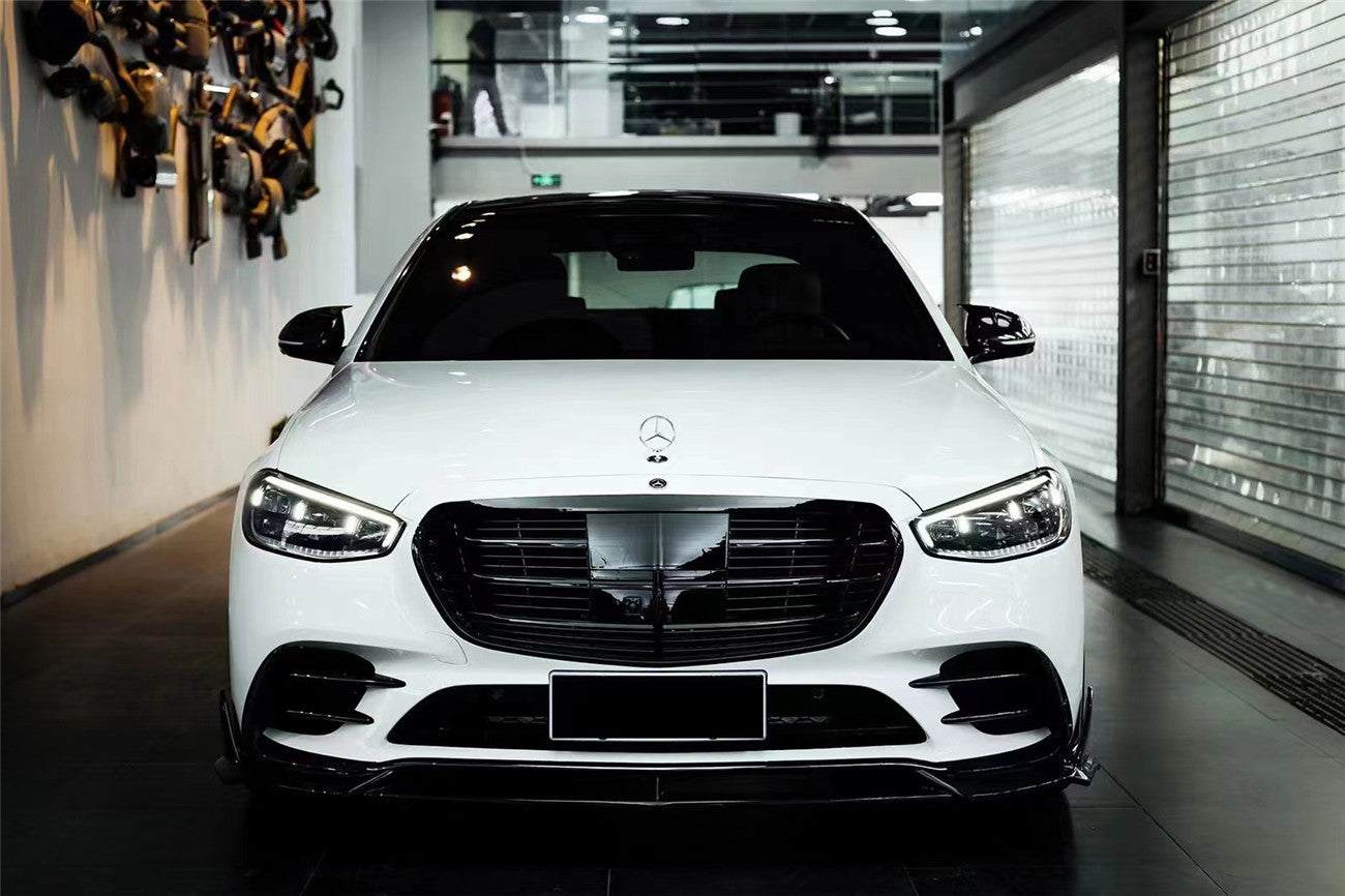 2021-UP Mercedes Benz S Class W223 4Matic Sedan MSY Style Front Lip ...