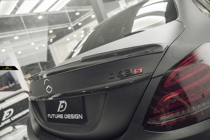 Future Design Carbon Rear Spoiler FD V1 for Mercedes Benz 2015-ON W205 ...