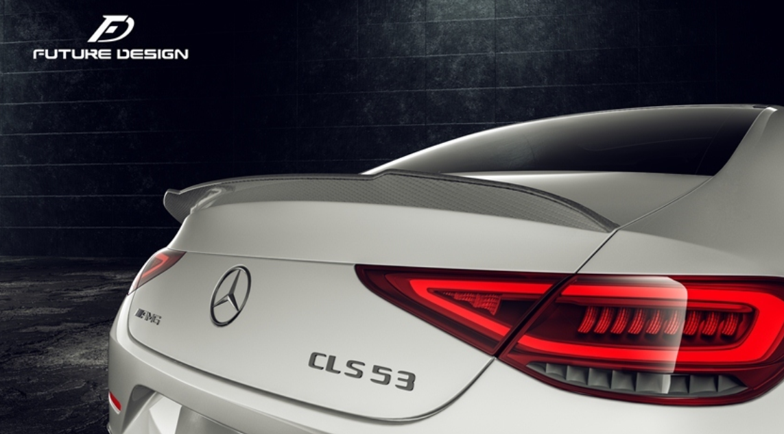 Future Design FD Carbon Fiber Rear Spoiler For CLS450 CLS53 W257 C257 ...