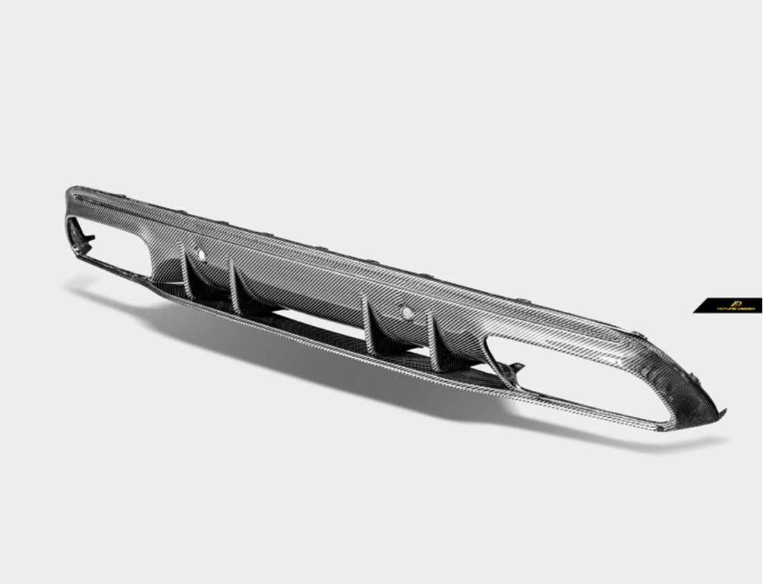 Future Design ED1 Carbon Fiber Rear Diffuser For Mercedes Benz W205 C3 ...